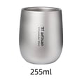 HEFEIYI Pure Double Wall Vacuum Insulated Water Bottle Flask for Hot ...