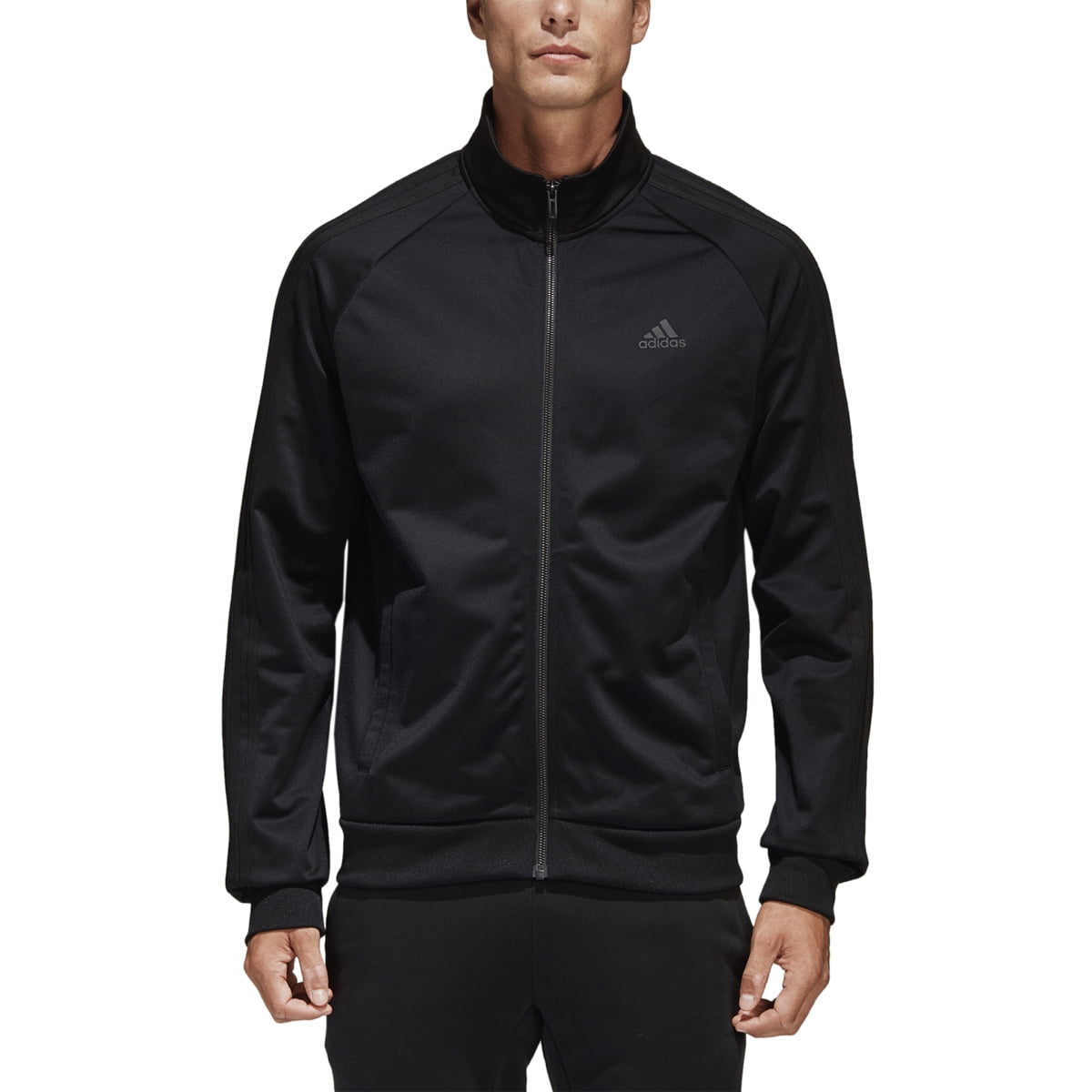 Adidas Essentials 3-Stripe Tricot Track Jacket - Mens - Walmart.com