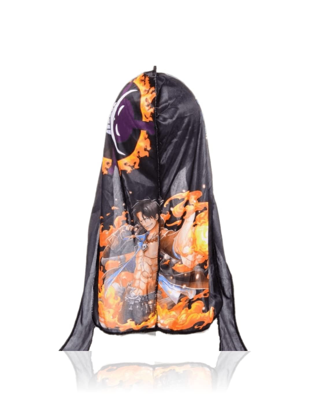 Art Silky Anime Durag with Long Tails and Quadruple Stitching - Smooth ...