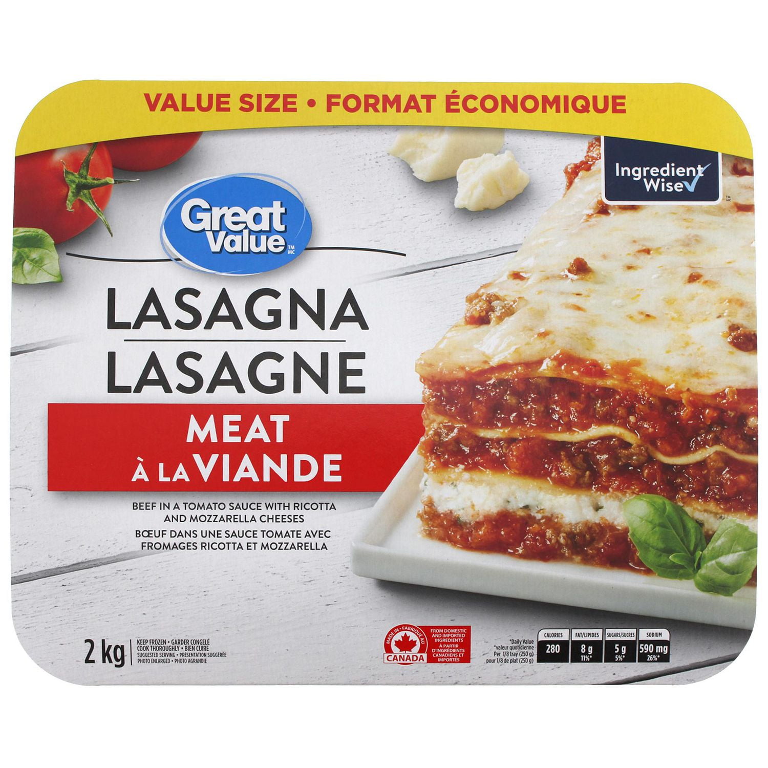 Click here for Great Value Meat Lasagna 2 Kg prices