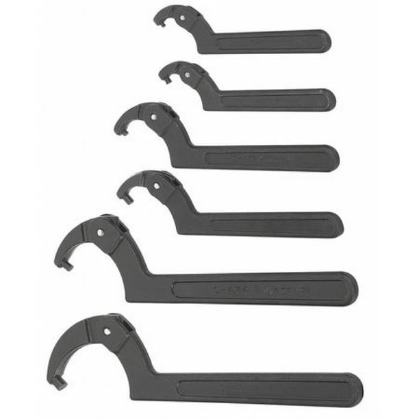 Williams WS-476 6-Piece Adjustable Pin Spanner Wrench Set - Walmart.com ...