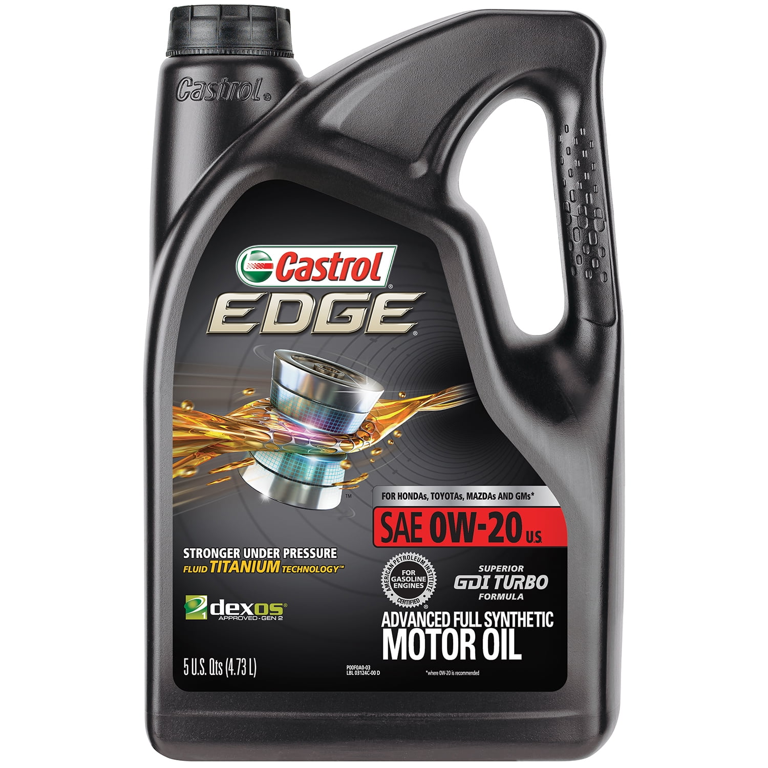Castrol EDGE 0W 20 Advanced Full Synthetic Motor Oil 5 QT Walmart Castrol EDGE 0W 20 Advanced Full Synthetic Motor Oil 5 QT Walmart