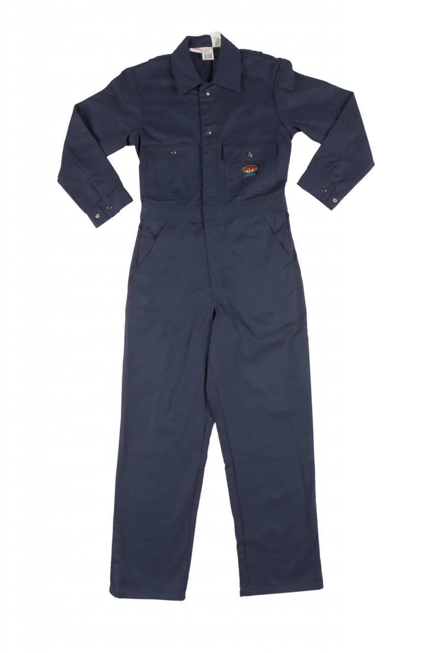 Rasco FR Navy Heavyweight Twill Coveralls - Walmart.com