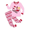 Baby Girl Outfits Cartoon Print Crew Neck Long Sleeve Tops And Jogger ...