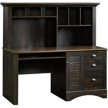 Sauder Orchard Hills Computer Desk with Hutch, Milled Cherry Finish ...