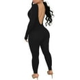 TAIAOJING Womens Bodycon Stretch Jumpsuit Women Workout Seamless ...
