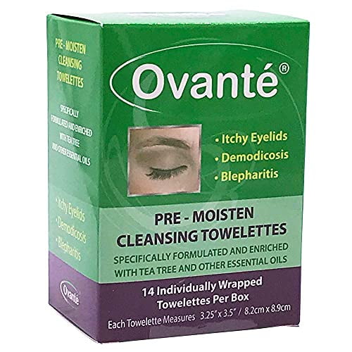 Eyelid Wipes With Coconut and Tea Tree Oil For Humans With Demodex ...