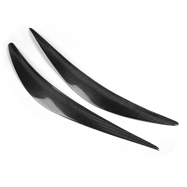 Headlight Trim Eyelid,Pair of Carbon Fiber Headlight Eyebrow Eyelid ...