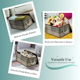 Wooden Pattern Storage Box - Brown (2 Pack) - Walmart.com