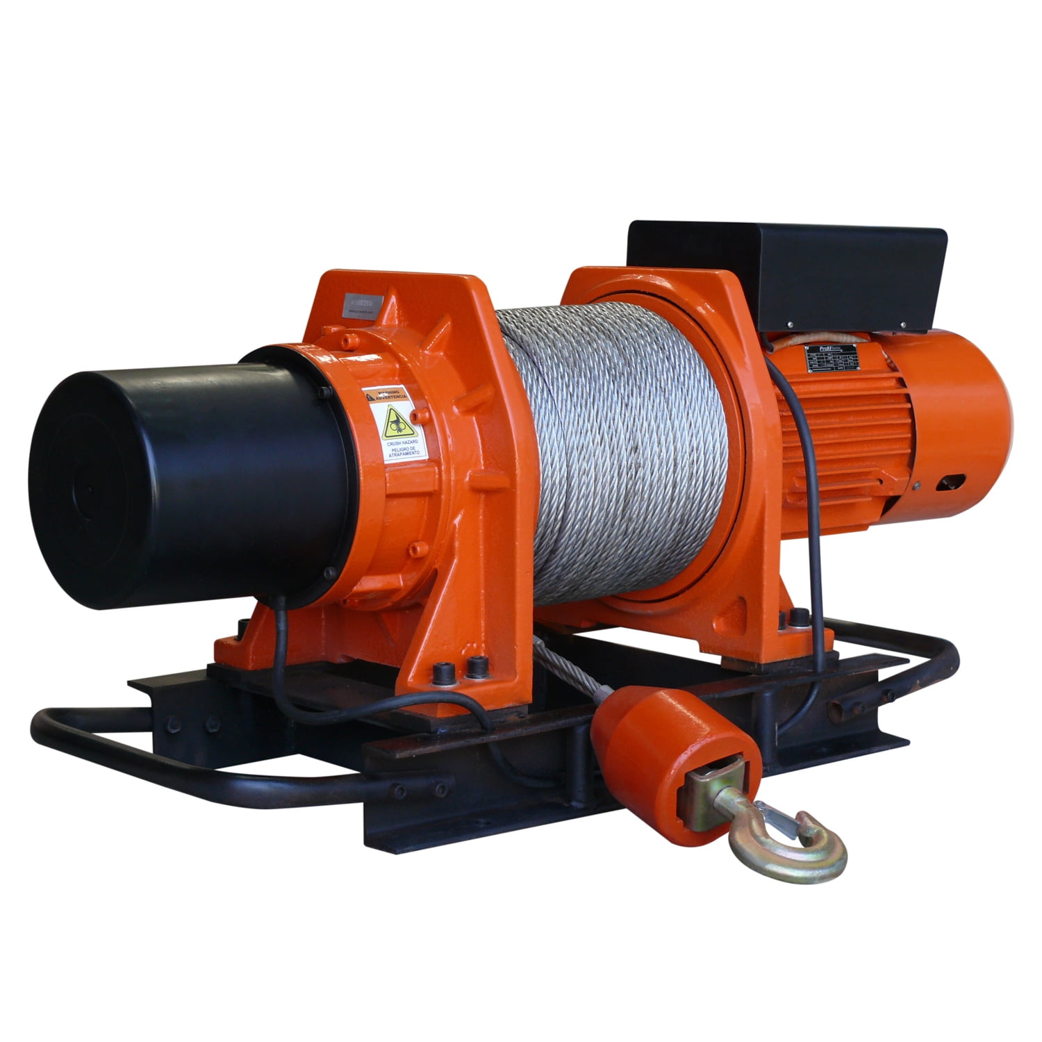 Prowinch 1 ton Industrial Electric Winch 2846 lb Heavy Duty with Wire ...