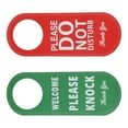 8 Pcs 8.85x3.34 inch Red and Green Do Not Disturb Please Knock Signs ...