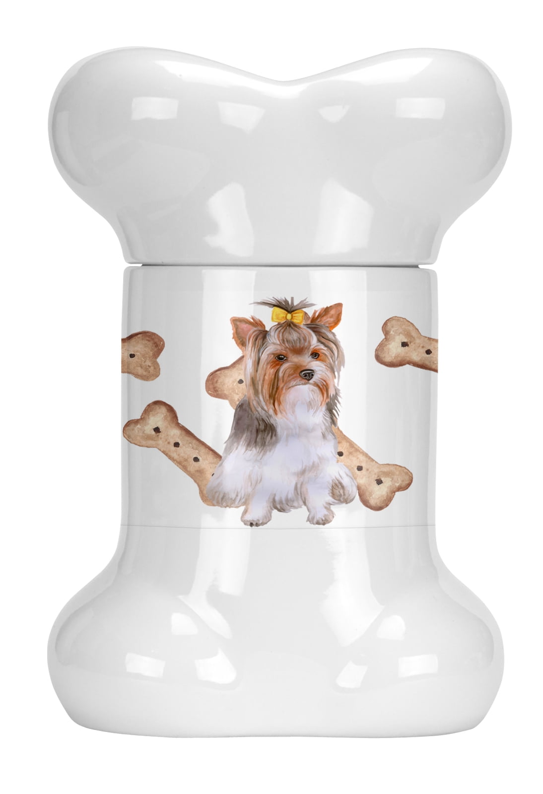 Yorkshire Terrier #2 Bone Shaped Treat Jar - Walmart.com