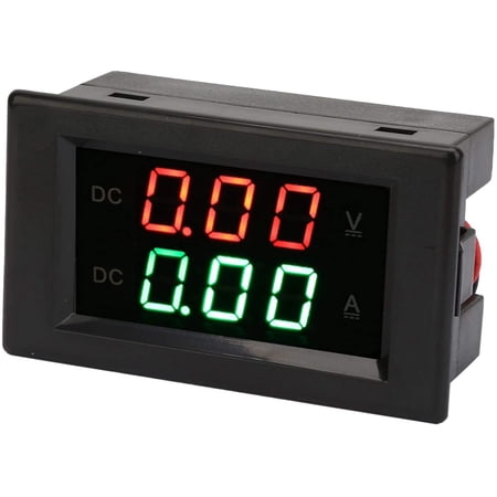 Lepai Digital Voltmeter Ammeter, YB4835VA DC0~100V 20A Volt Amp Meter ...