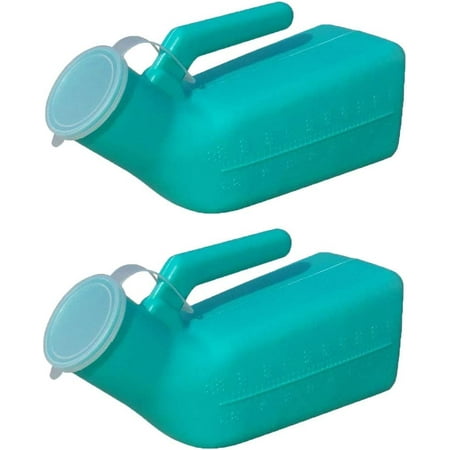 Male Bedside Urinal - Man's Urine Bottle with Lid 32oz./1000ml ...
