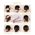 Bexikou Tortoise Shell Leopard Print Acetate Hair Sticks 17.5 cm ...
