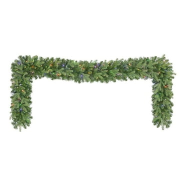 Village Lighting 9 ft. Pre-Lit LED Garland - Festive Holiday - Walmart.com
