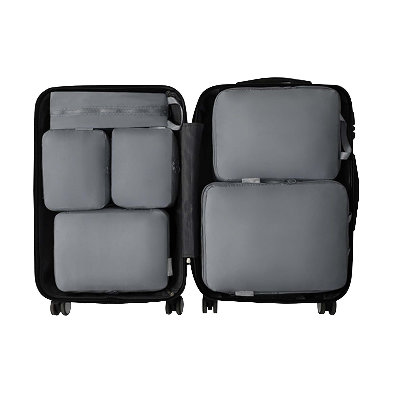 TopLLC Compressed Travel Six Piece Set With Large Capacity Storage Bag ...