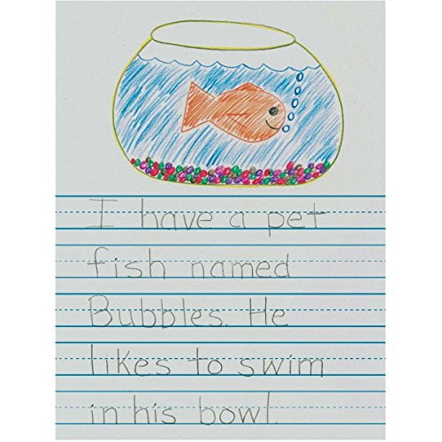 Pacon 2656 Newsprint Handwriting Paper Picture Story 7/8" x 7/16" x 7/ ...