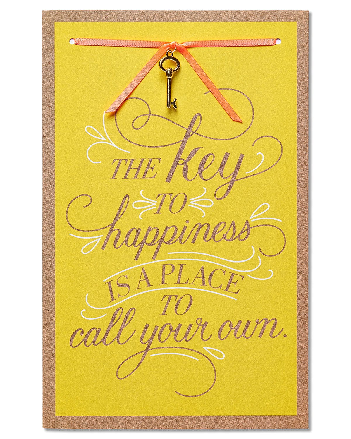 American Greetings Key to Happiness New Home Card with Ribbon - Walmart.com