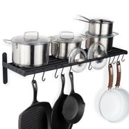 Concept Housewares Rectangular Ceiling Mounted Pot Rack - Walmart.com