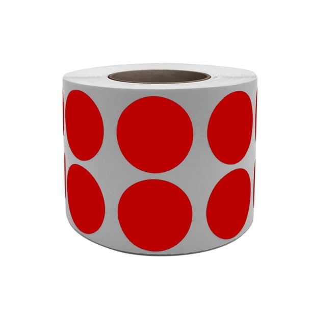 Red Dot Labels Stickers for Color-Coding on Rolls 19mm ( 3/4" inch ...