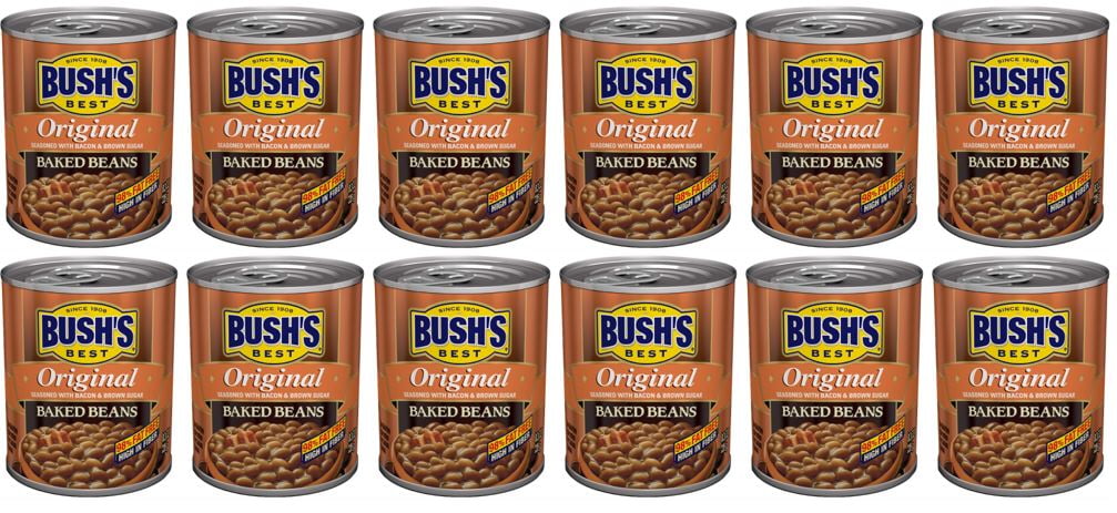 BUSH'S BEST Original Baked Beans, 8.3 oz (12 - Pack) - Walmart.com