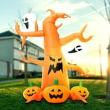 Halloween Inflatable Outdoor Decorations, 8Ft Blow up Spooky Dead Tree ...