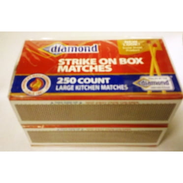 Diamond Tan Kitchen Matches, Large Strike On Box Matches, 250 Ct ...