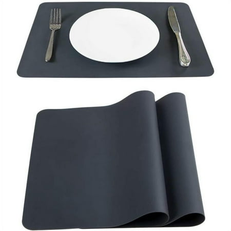 Silicone Placemats, Waterproof Rubber Placemats, Washable Table Place ...