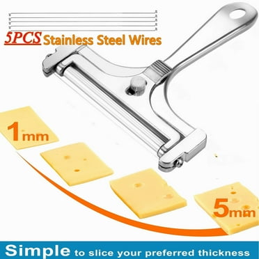 ROCKROK Alloy Cheese Slicer Grater Adjustable Cheese Shaver Handheld ...