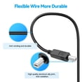 PKPOWER 6ft USB Cable Wire Cord for Dymo LabelWriter 4XL Thermal ...