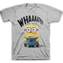 Despicable Me Whaaa Minion Gray Adult T-Shirt - Walmart.com