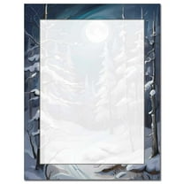 Fireside Santa Holiday Letterhead Laser & Inkjet Printer Paper - 8.5in ...
