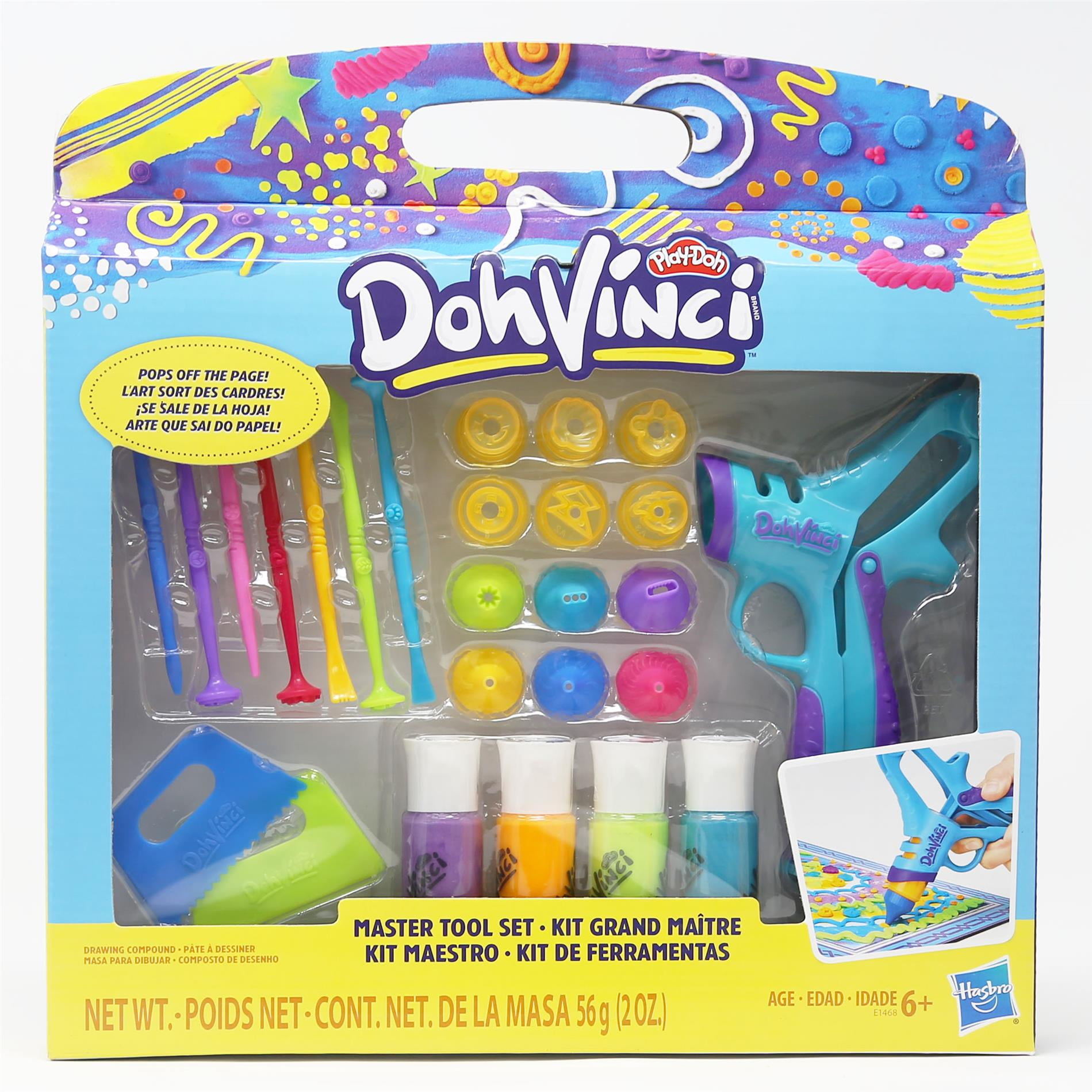 Play-doh Activity Set Doh Vinci Creative Art Set By Hasbro Kids Colors ...