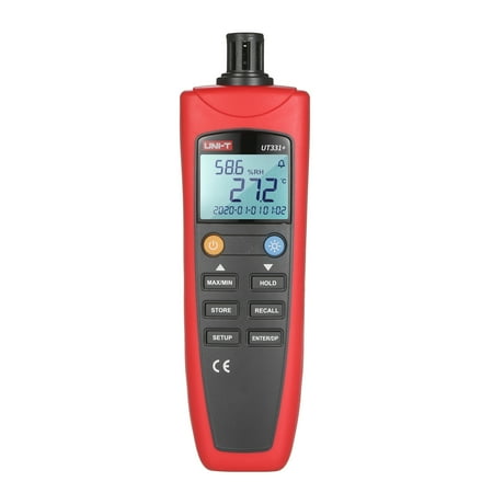 UNI-T UT331+ Digital Temperature and Humidity Meter Psychrometer ...