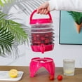 Drink Dispenser With Spigot 7.5l Plastic Beverage Dispenser,Collapsible ...