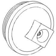 RAParts Replacement Front Axle Bushing 897712M2 Fits Massey Ferguson ...