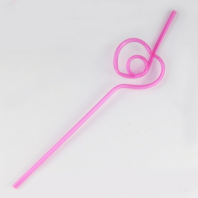 Crazy Reusable Drinking Straws Rainbow Plastic Silly Straws For Kids ...