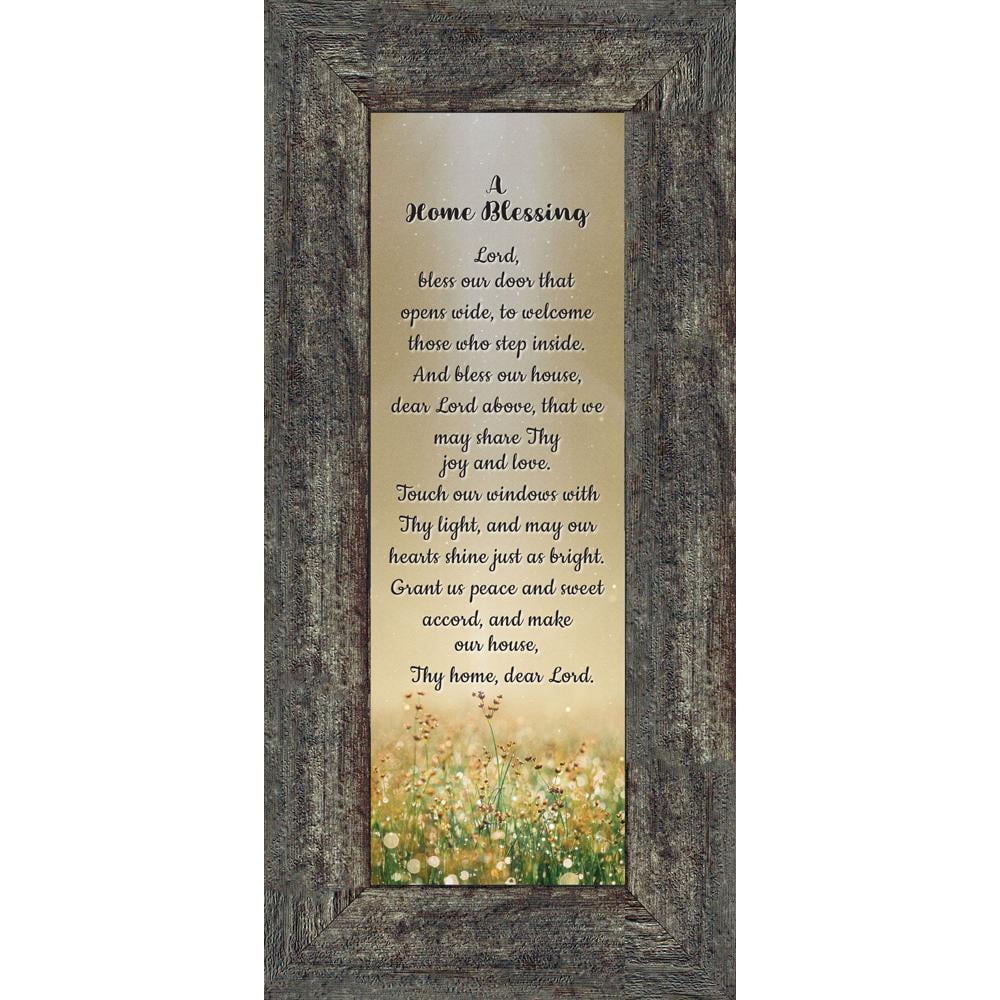 A Home Blessing, God Bless This Home Sign, Home Blessing Décor, 4x10 ...
