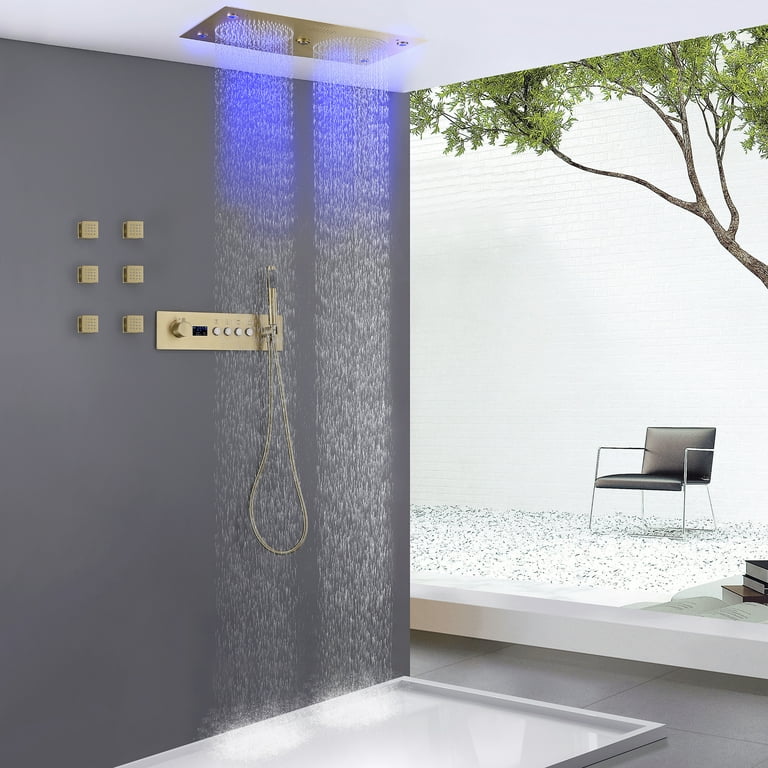 Rain Shower Systems Ceiling Shelly Lighting