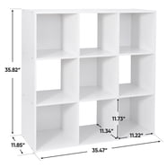 ZENSTYLE 9-Cube Shelving Vertical Cubic Units Storage Organizer with ...