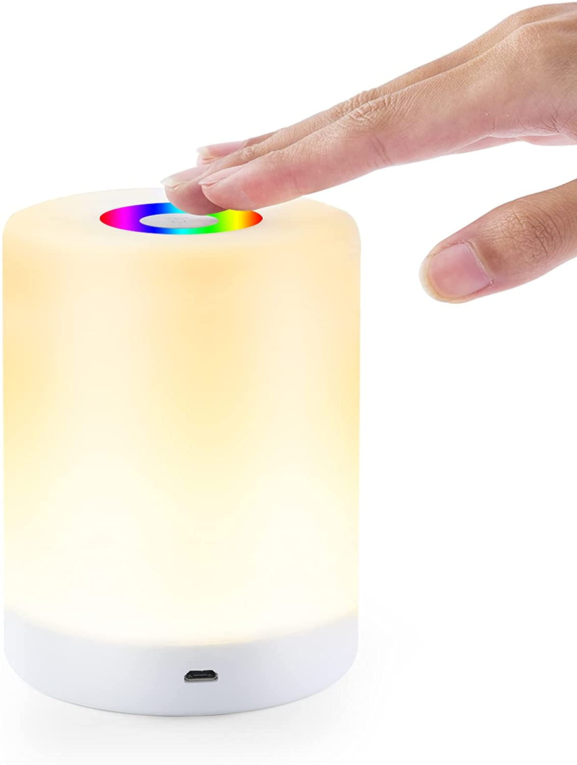 Touch Night Light by SAYDY , Kids Color Changing Table Lamp with 3 Way ...