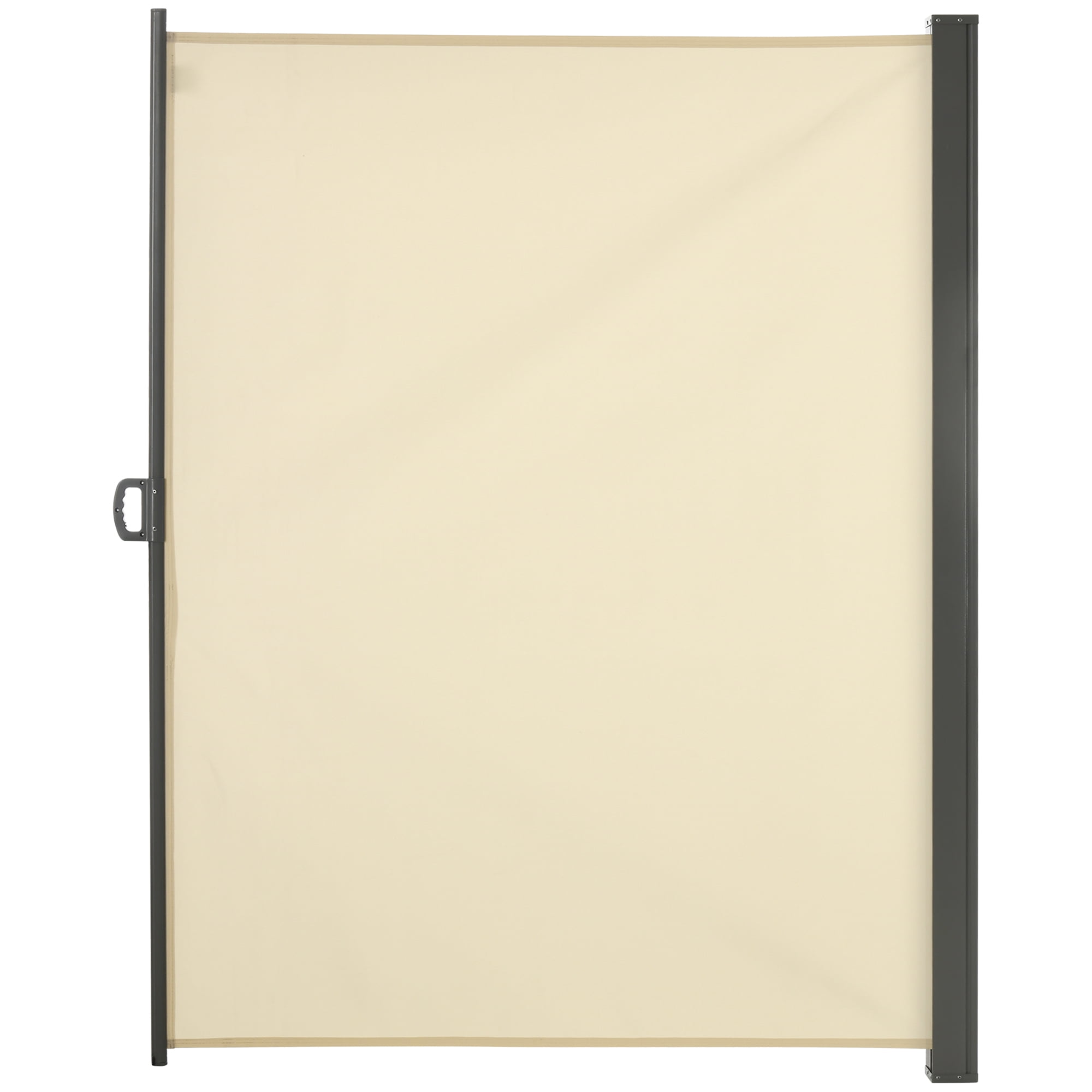 Outsunny 118" x 79" Retractable Side Awning Folding Privacy Screen ...