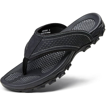 Men Sandals Flip Flop with Orthotic for Flat Feet Plantar Fasciitis ...