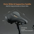 Air Seat1 Suspension Saddle for Folding, City, Stationary Exercise ...