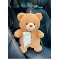 Car Tissue Box Creative Plush Cartoon Armrest Box, Multi-Functional ...