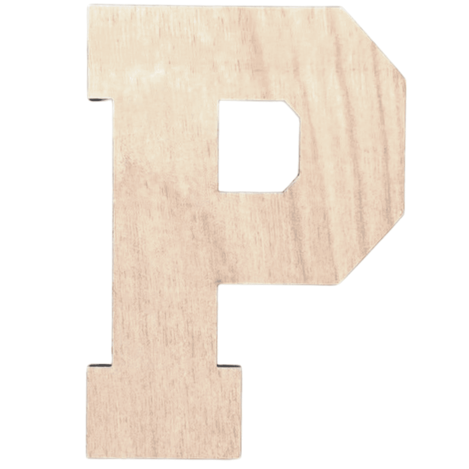 Krafty Supply - 22" Tall Birch Letter P | 1/4" Birch Plywood ...