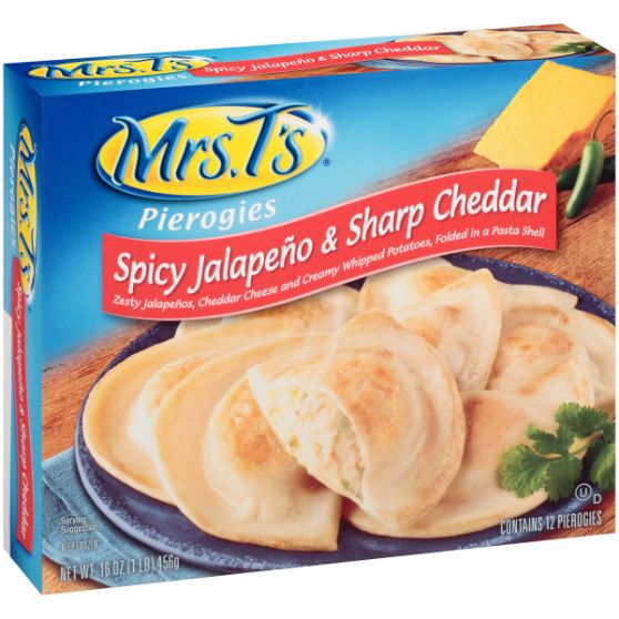 Mrs.Ts Potato, Jalapeno and Chedder Pierogi, 16.9 Ounce - 12 per case ...
