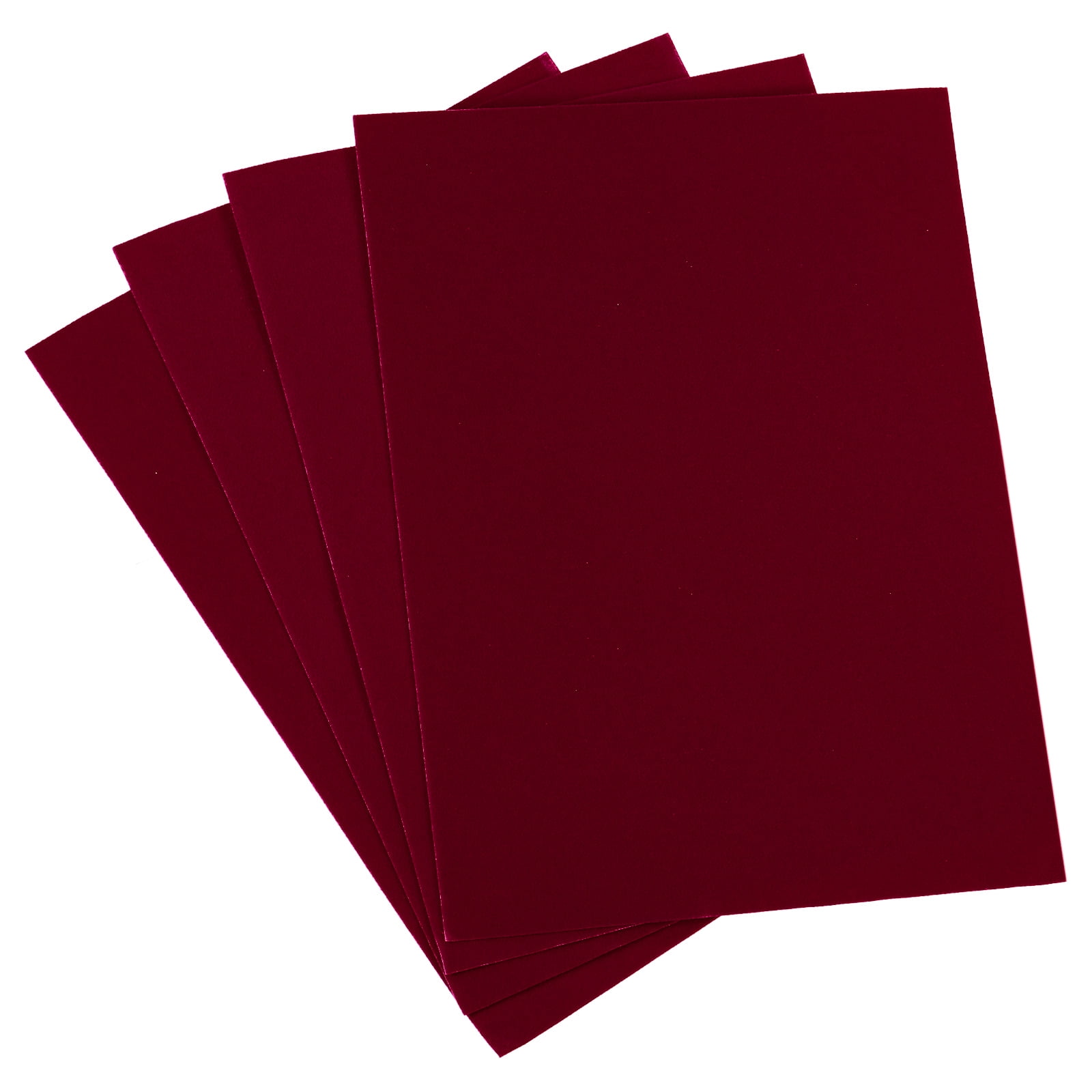 Self-Adhesive Velvet Patches Repair Patches Dark Red 4 Pack - Walmart.com
