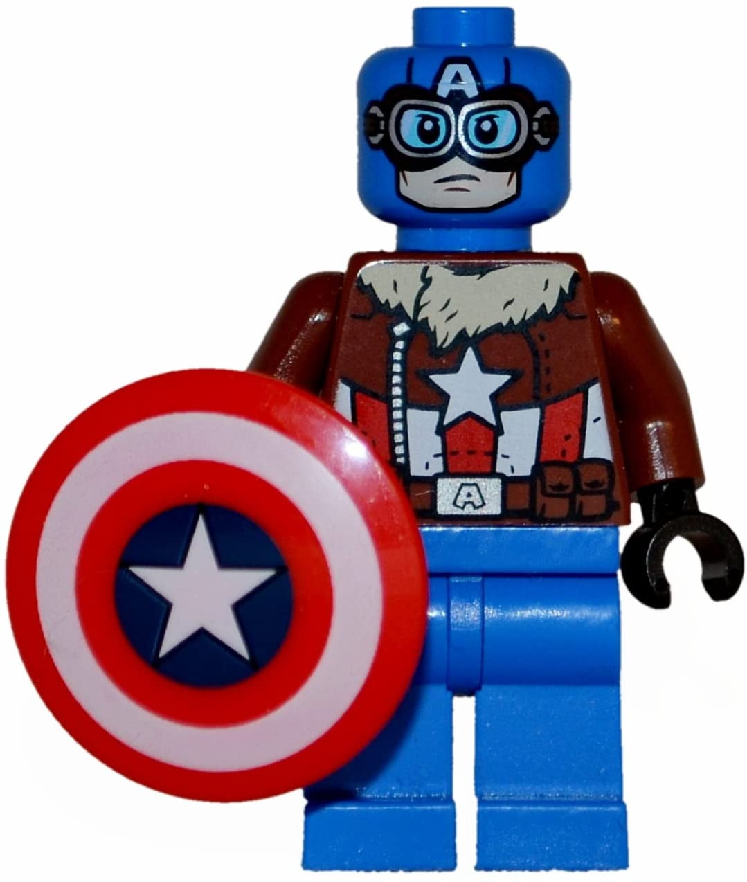 Lego Pilot Captain America Minifigure with Shield Set 76076 | Walmart ...
